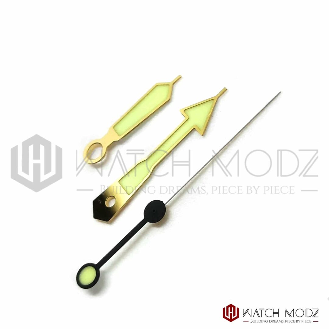 Black Kunai Hands for NH35 - Seiko Mods - Watch-Modz