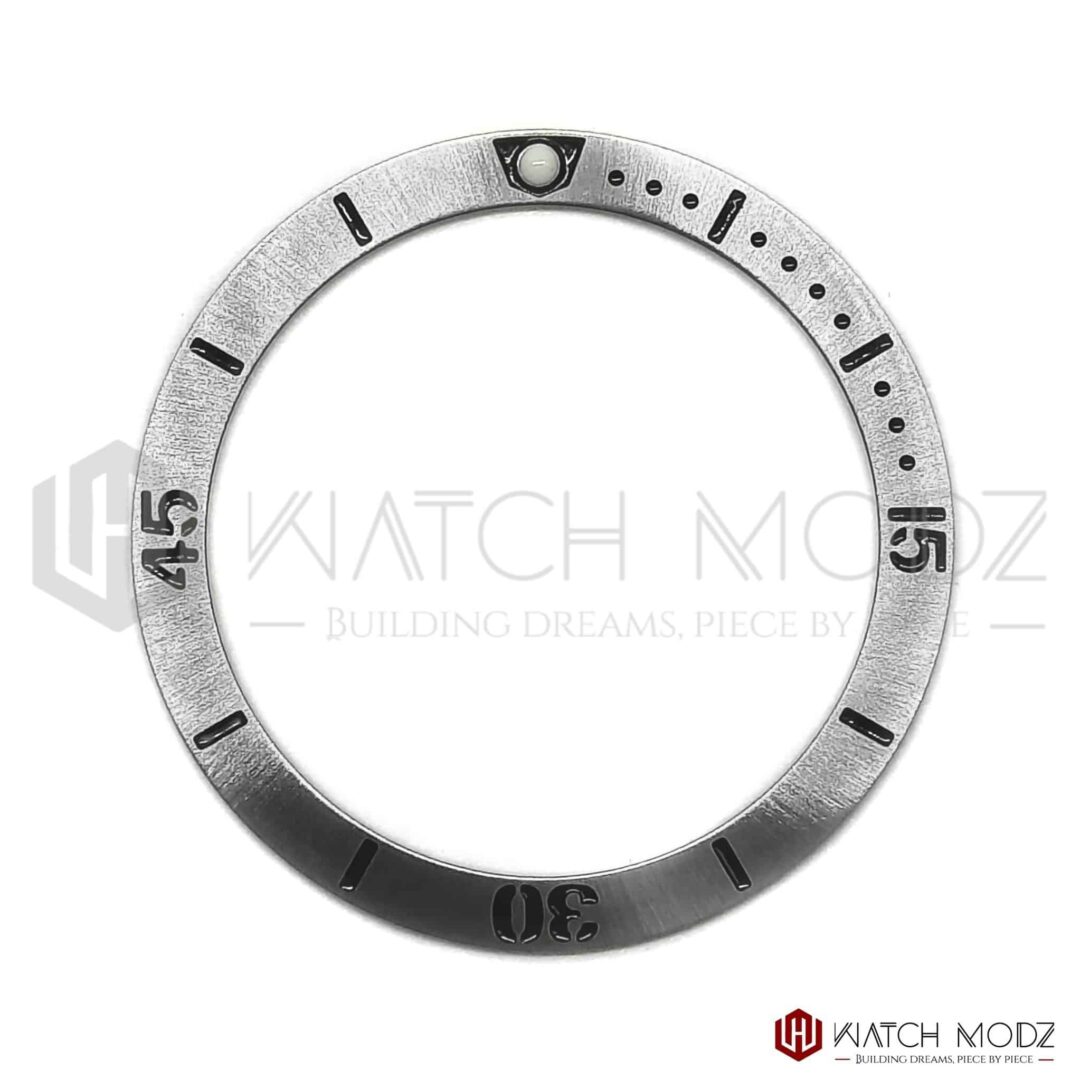 SKX013 Bezel Insert: Silver FF - Watch-Modz