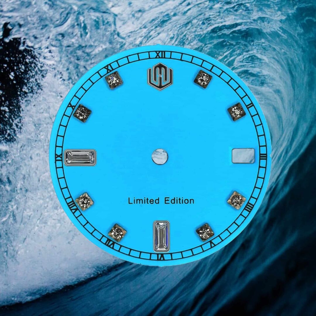 NH35 Tiffany Blue Swarovski Dial - Seiko Mods - Watch-Modz