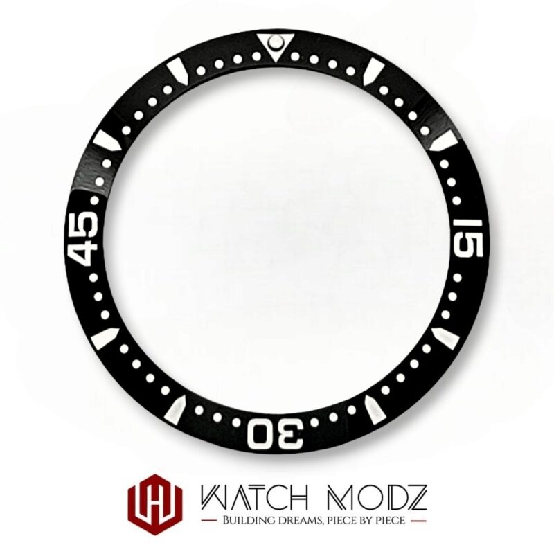 SKX007 Bezel Insert: Black HydroConquest - Watch-Modz