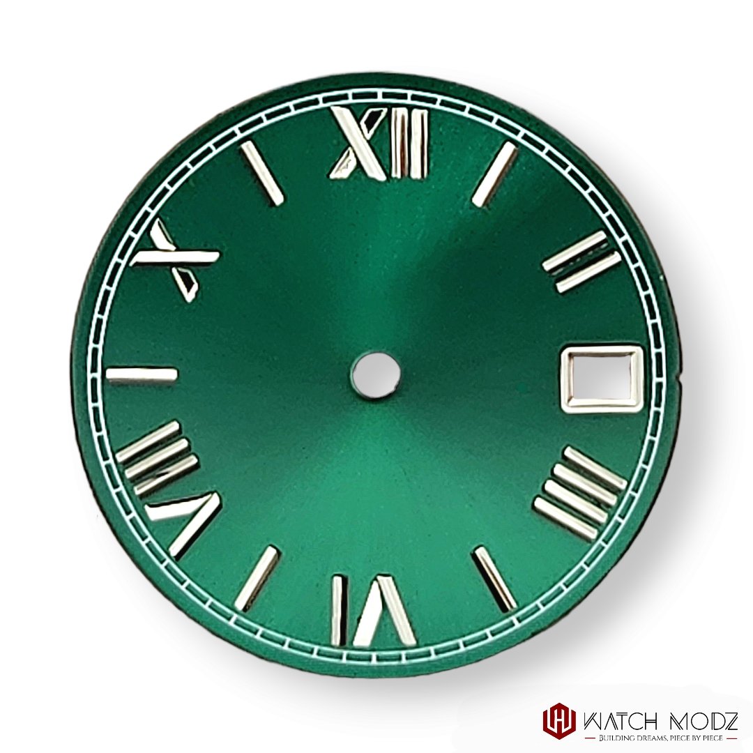 NH35 Dial: Green Roman - WATCH-MODZ