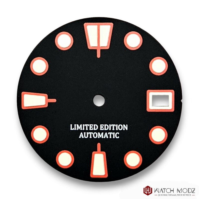 NH35 Dial: Black Turtle Style - Watch-Modz